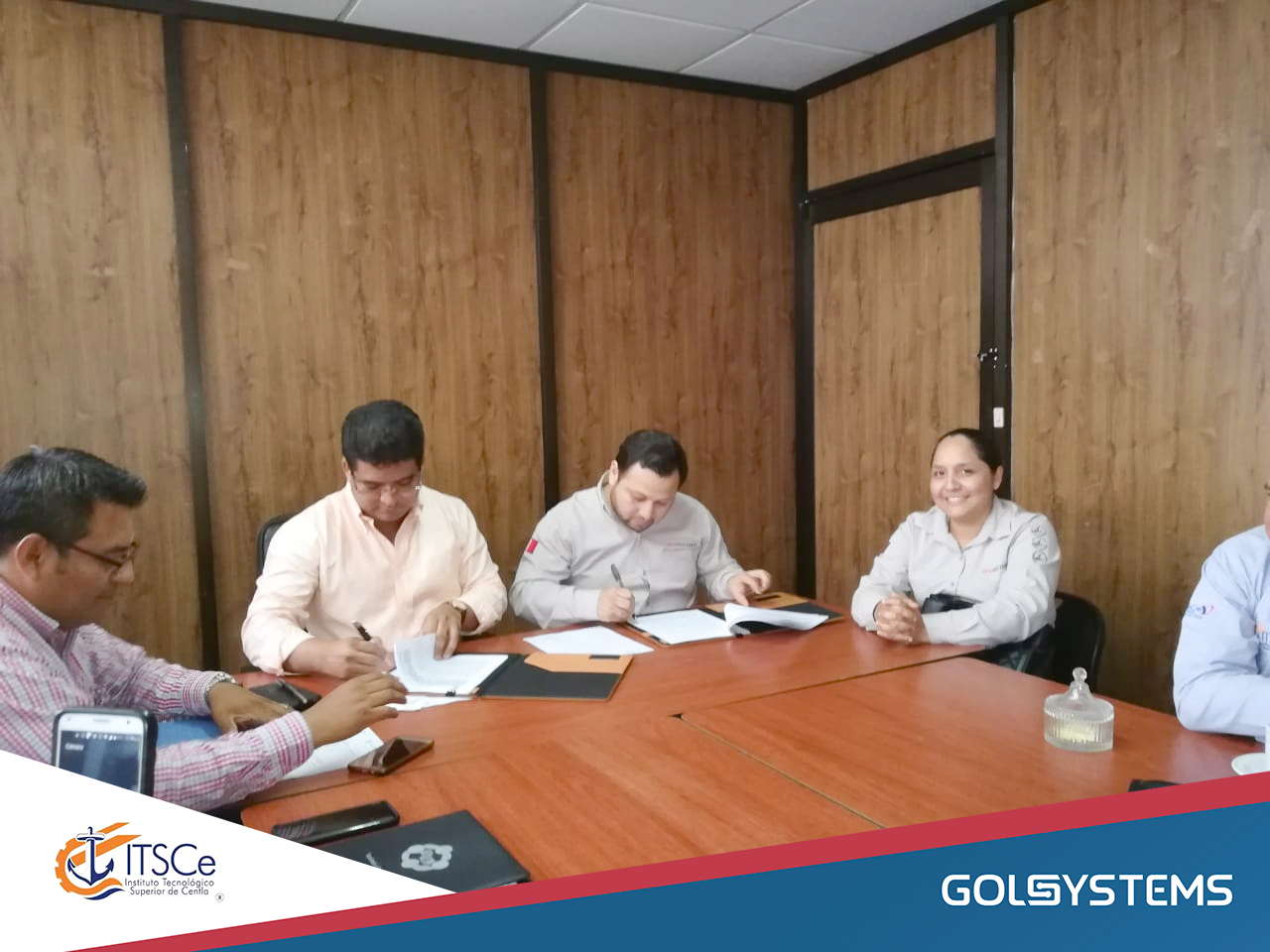 Golsystems firma convenio general con el ITSCentlaGOLSYSTEMS